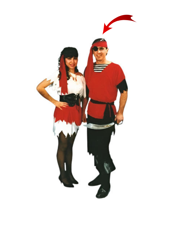 Adult Captain Jack Costume – Masquerade