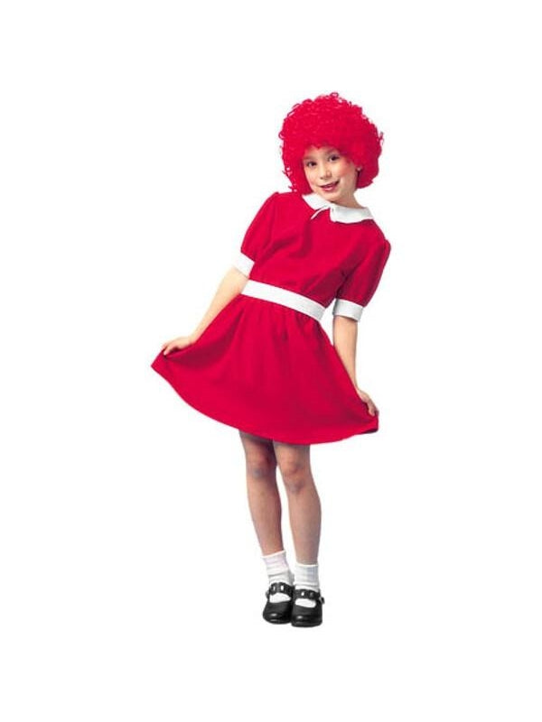 Child Orphan Girl Costume — Red Dress for Kids – Masquerade