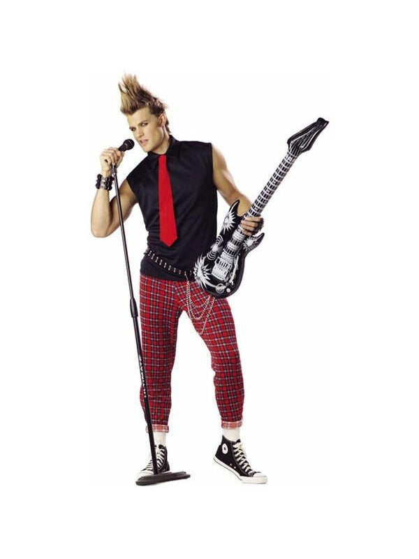 Adult Punk Rock Singer Costume – Masquerade