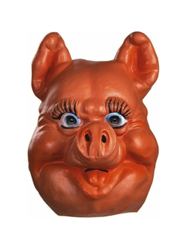 Deluxe Farm Animal Pig Mask – Masquerade
