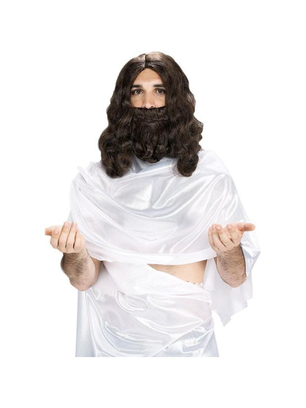 Jesus Christ Wig And Beard Set – Masquerade