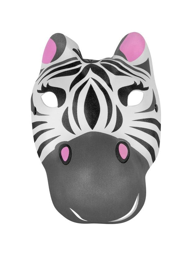 Foam Zebra Mask – Masquerade