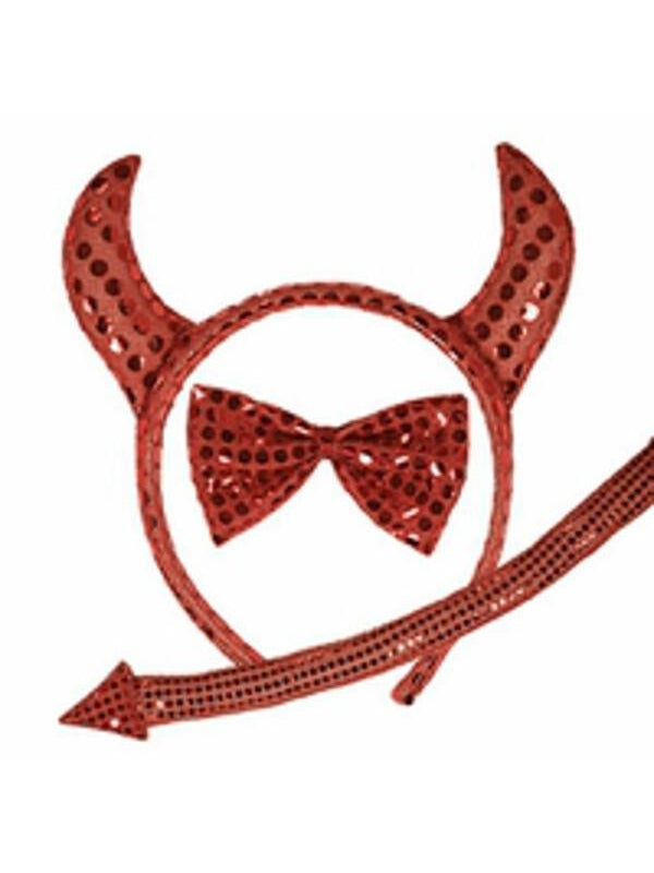 Deluxe Sequin Devil Costume Kit – Masquerade