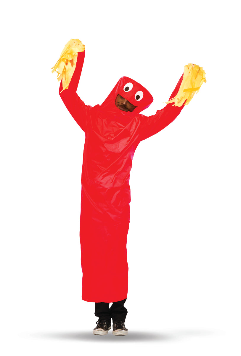 Funny, Wild Waving Tube Guy Adult Costume, Halloween – Masquerade
